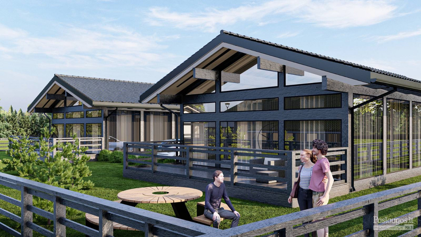 Glulam Kaunas Projektuojame ir statome fachwerko stiliaus namus Darbų ...
