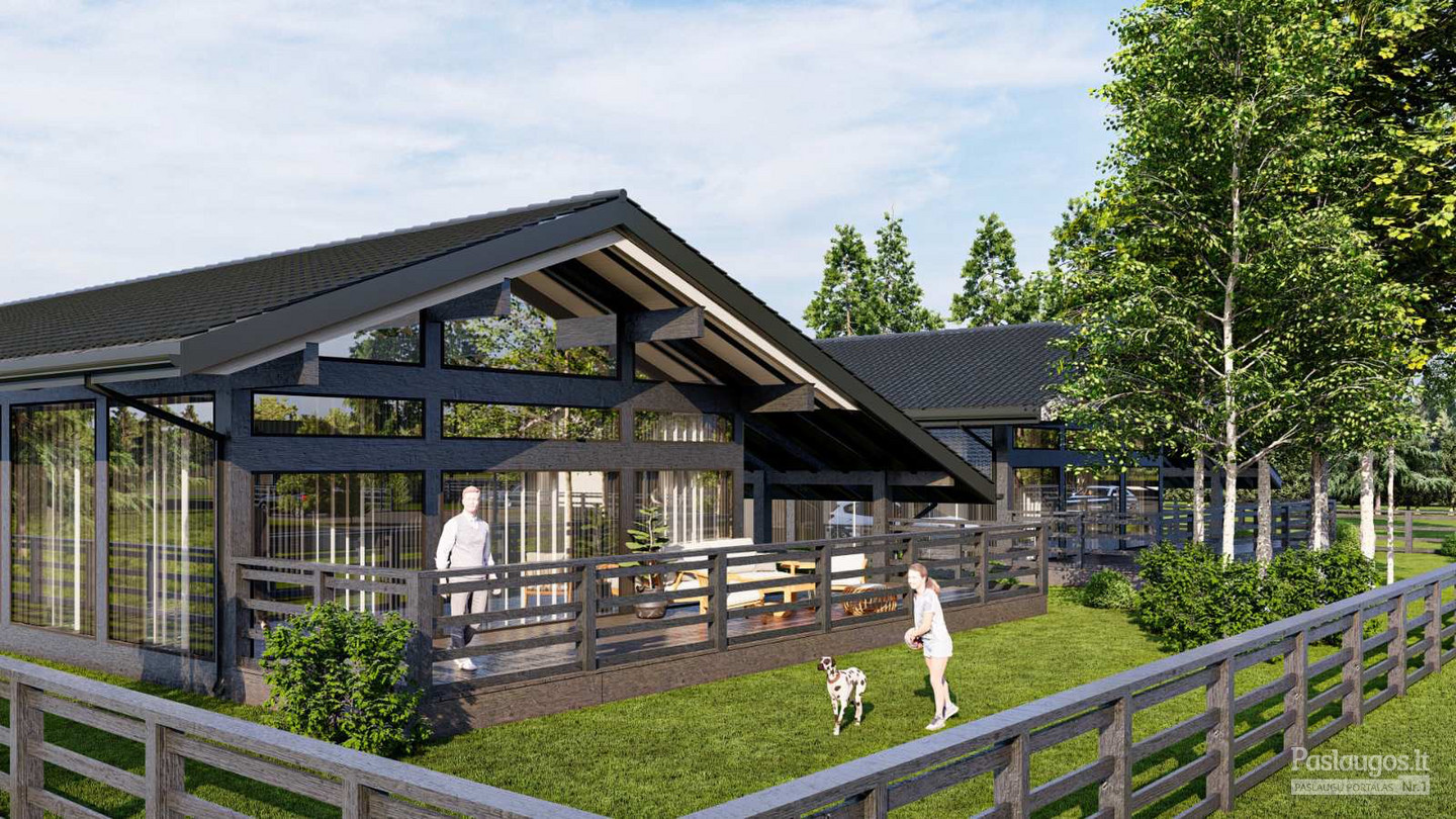 Glulam Kaunas Projektuojame ir statome fachwerko stiliaus namus Darbų ...