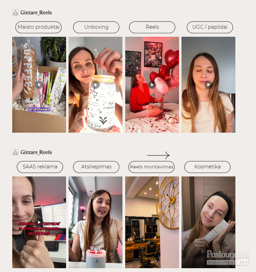 Socialinių tinklų administravimas Facebook, Instagram,tiktok - Vilnius / Gintarė Lupova ...