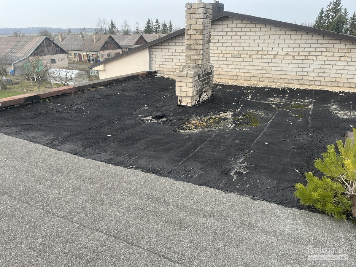 Plokščių stogų dengimas prilydoma danga - Panevėžys / Gsworkslt ...