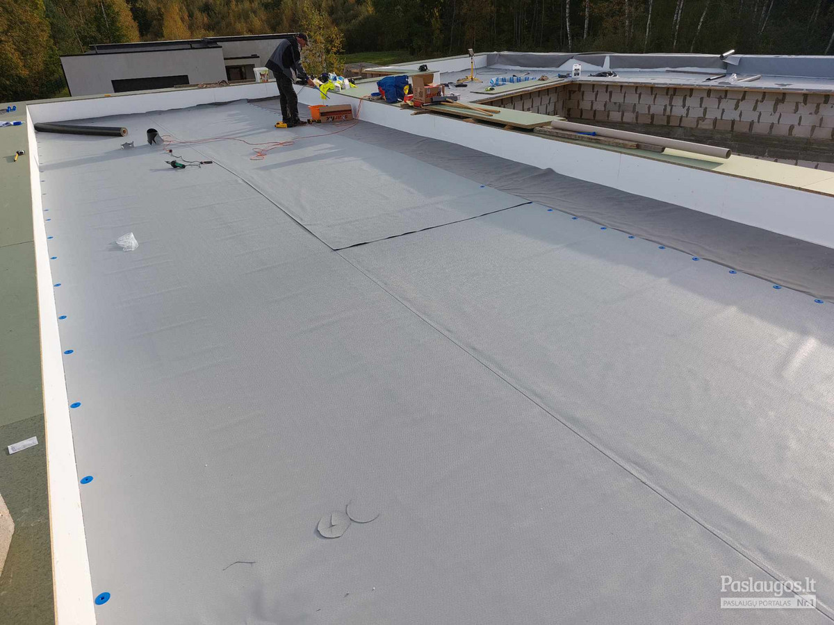 CPM Construction Plungės rajonas Pvc Dangos Dengimas Plokštiems Stogams ...