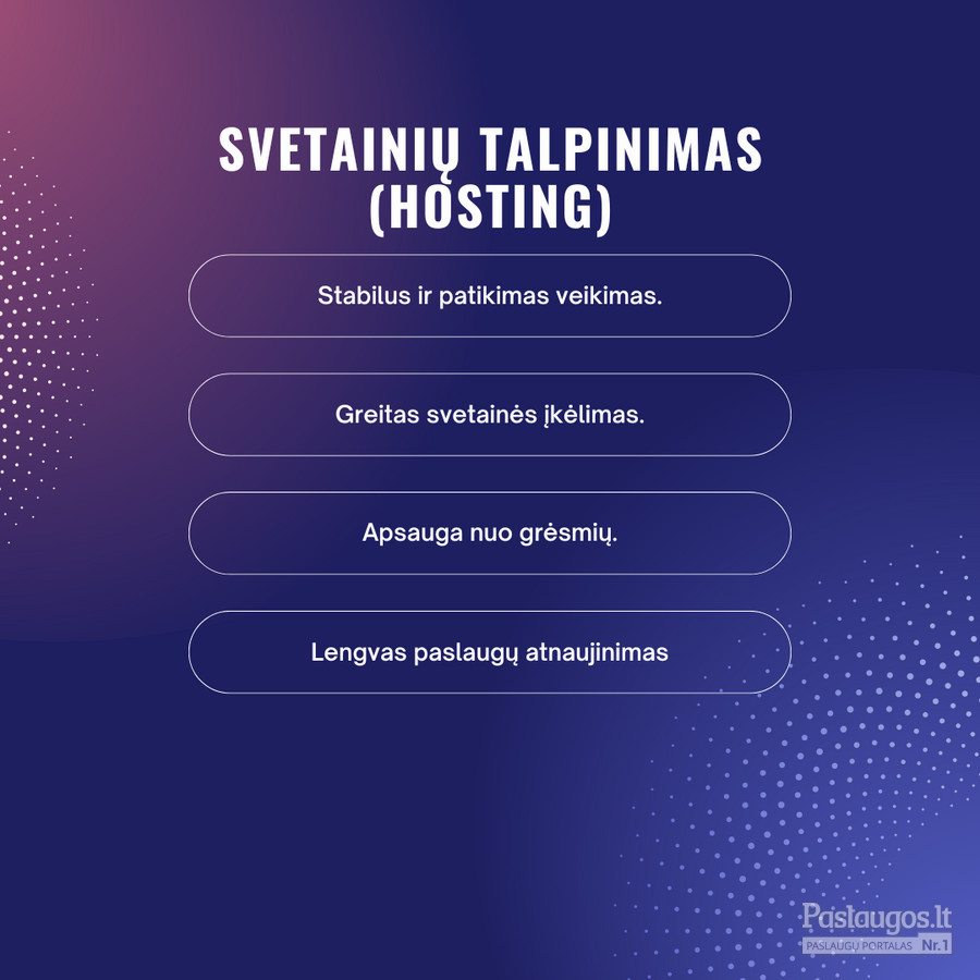 Svetainių kūrimas, Seo ir svetainių priežiūra - Šiauliai / Puslapio Sprendimai - Paslaugos.lt ...