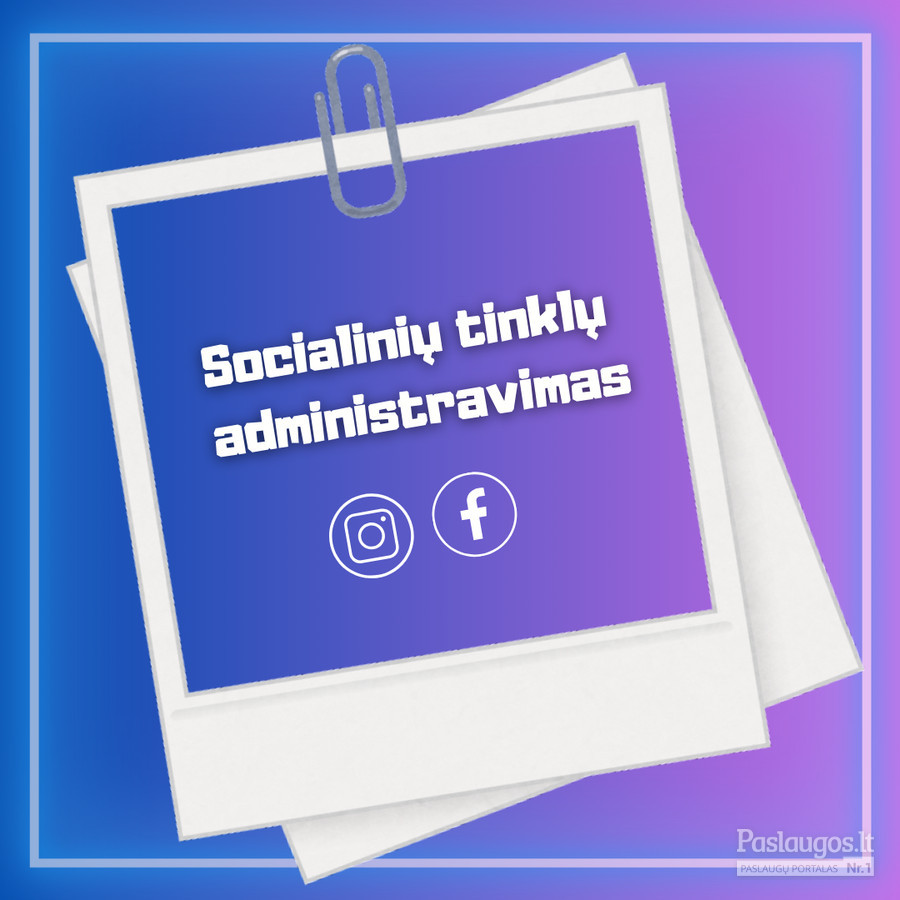 Komunikacija socialiniuose tinkluose - Ukmergės r. / Vytautas ir Sabina - Paslaugos.lt portalas Nr.1