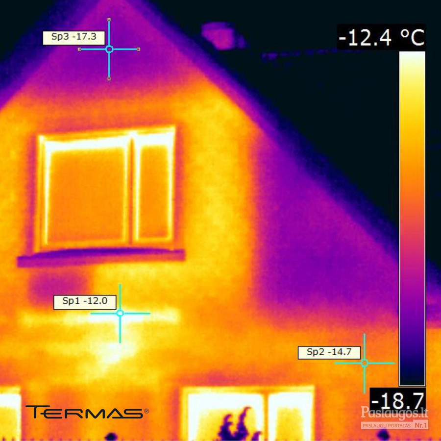 Termovizinis tyrimas, termovizija - Šiaulių r. / administracija11 - Paslaugos.lt portalas Nr.1