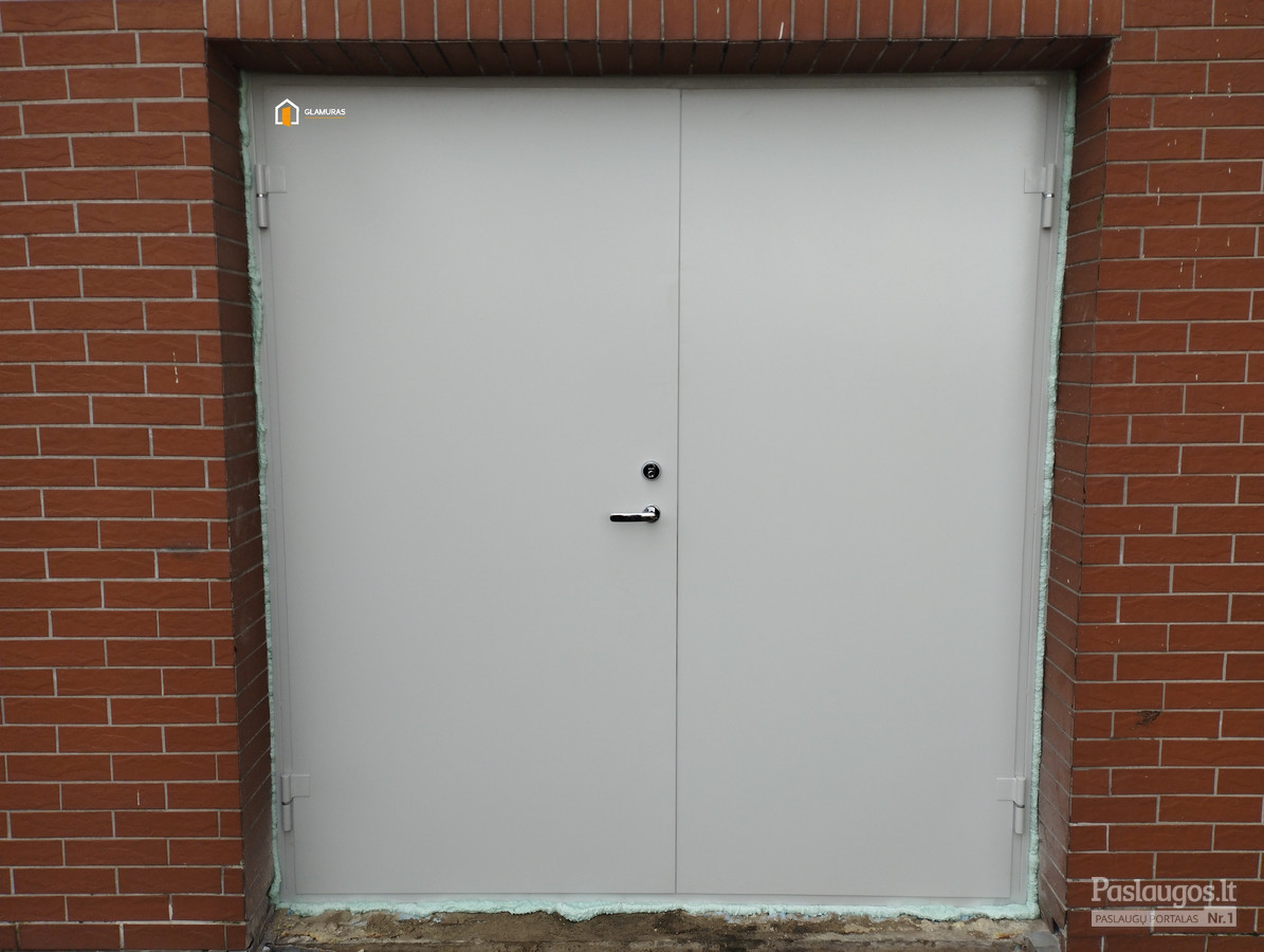 Šarvuotos buto durys, laiptinės, rūsio, lauko, ginklinės dur ...