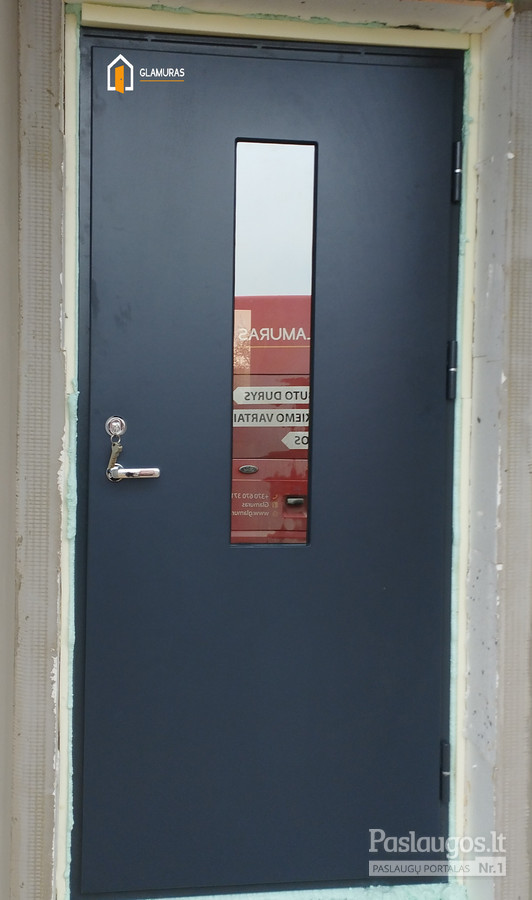 Šarvuotos buto durys, laiptinės, rūsio, lauko, ginklinės dur ...