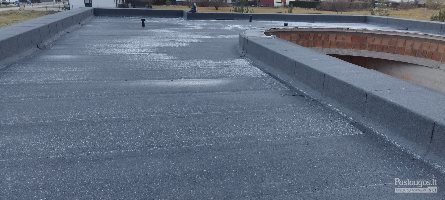 Darbai su bitumine prilydoma danga - Kaunas / Plokšti prilydomi stogai ...