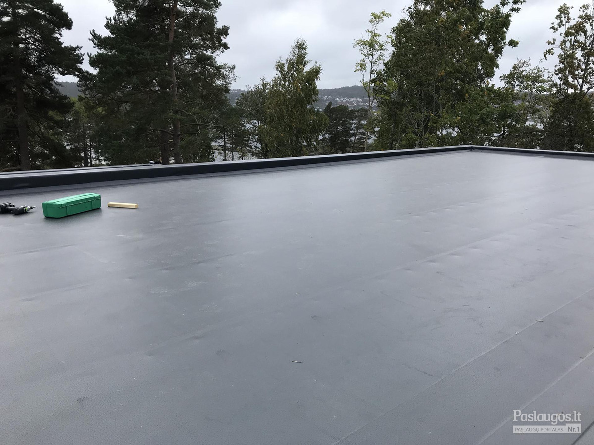 Rufesta Vilnius Stogdengiai, pvc, bituminė, stogo danga, sutapdinti ...