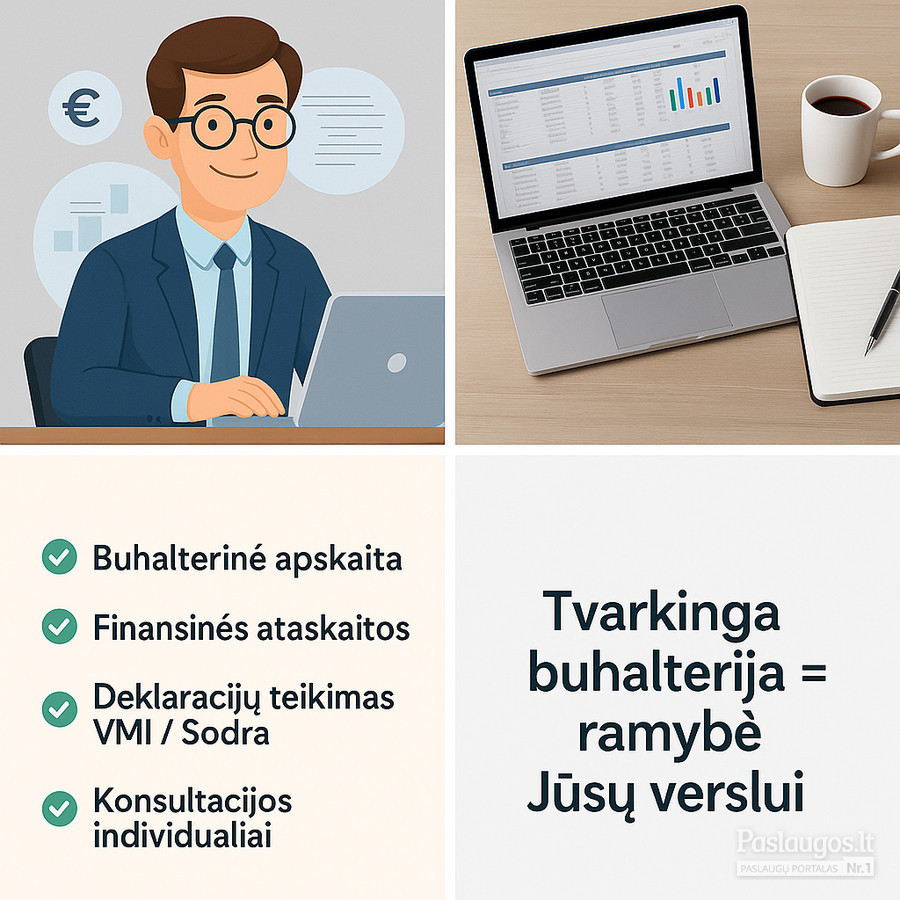 Buhalterinės apskaitos paslaugos - Vilnius / Artūras - Paslaugos.lt ...