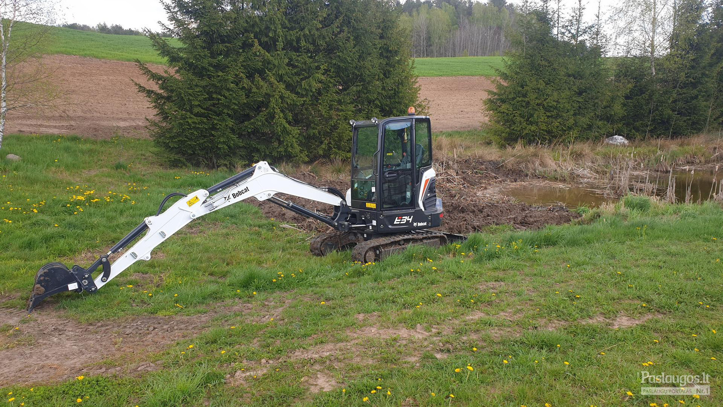 Mini ekskovatorius Bobcat E34 naujas 2020 metu - Vilnius / Gže Goš ...