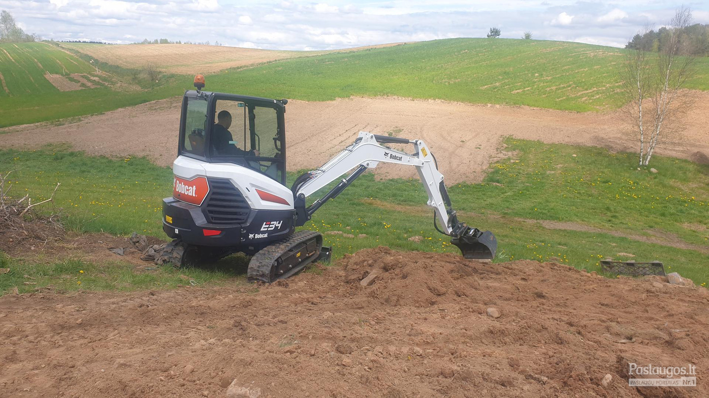 Mini ekskovatorius Bobcat E34 naujas 2020 metu - Vilnius / Gže Goš ...