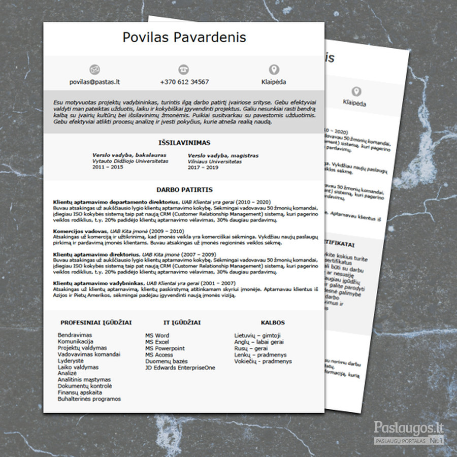 Cv motyvacinio laiško rašymas, vertimas, rašymas ! Lt ! En ! - Vilnius ...