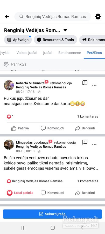 Romas Ramšas Klaipėda Renginių vedejas Darbų pavyzdžių galerija ID 1373429