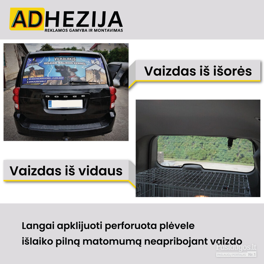 MB Adhezija Kaunas Reklamos gamyba ir montavimas Darbų pavyzdžių ...