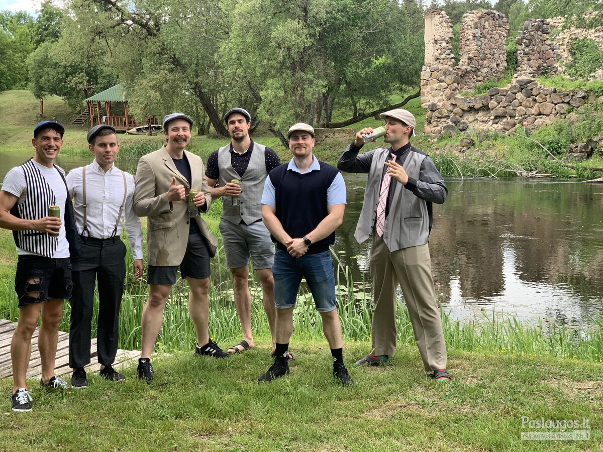 Inga Anykščių rajonas Sodyba Žalioji Stotelė prie upės. Baidarės ...