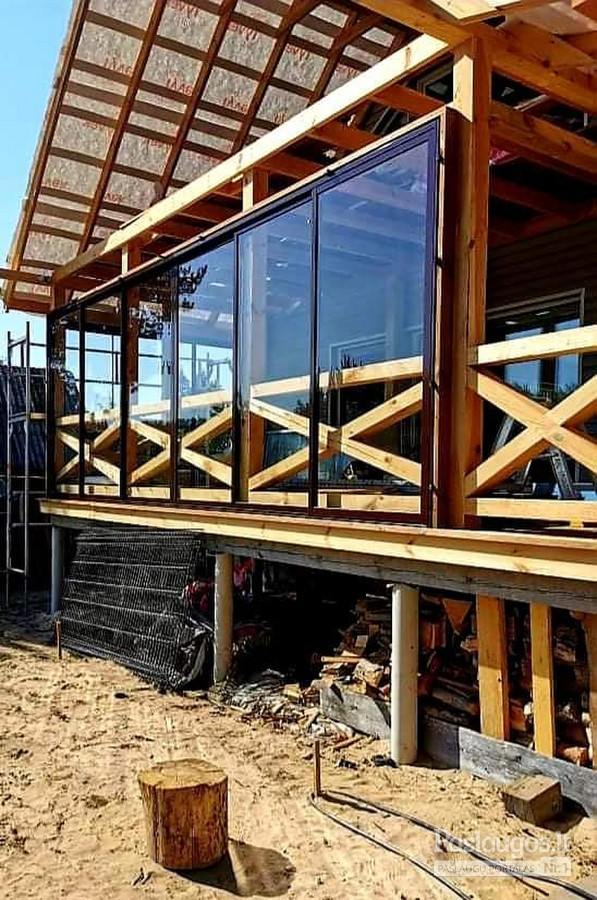 Podes. Aliuminės, stumdomos langų sistemos Kaunas Podes.aliuminės ...