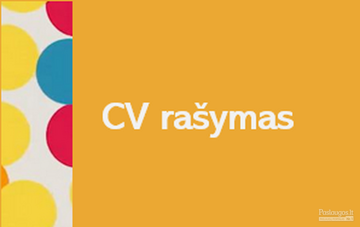 Cv ir motyvacinių laiškų rašymas - Vilnius / Andrius A - Paslaugos.lt ...